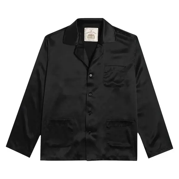 GALLERY DEPT. Silk Pajama Shirt - Black