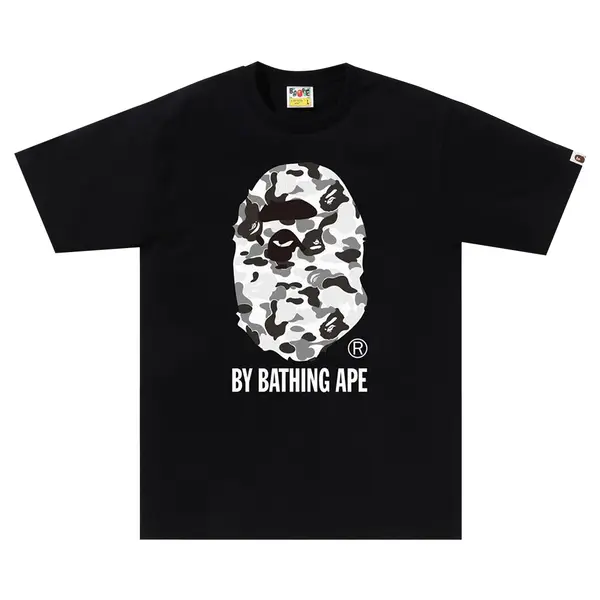 A BATHING APE Abc Camo Bathing Ape Tee /grey - Black