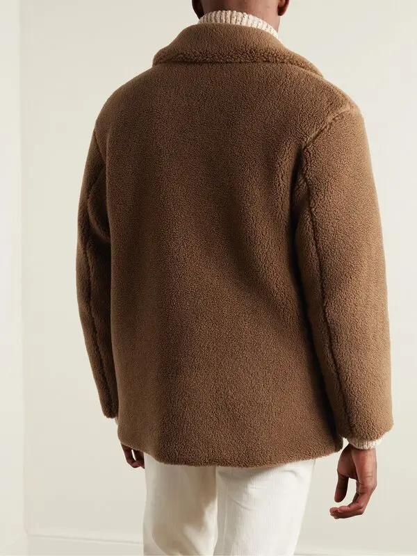 Loro Piana Tavan Cashmere And Silk-blend Fleece Jacket