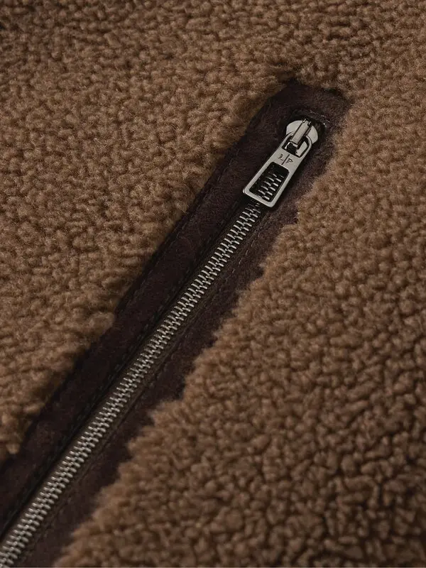 Loro Piana Tavan Cashmere And Silk-blend Fleece Jacket