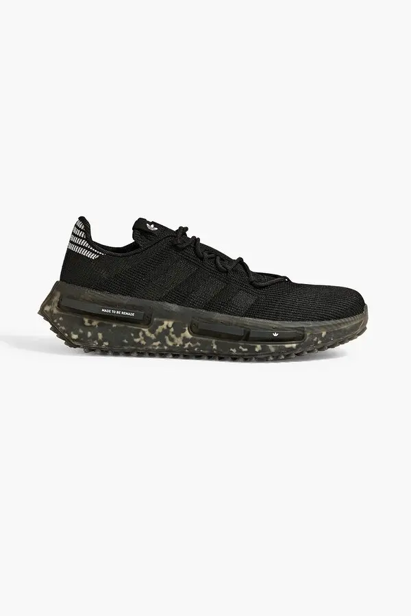 Adidas Originals By Alexander Wang Nmd_s1 Made To Be Remade Mesh Sneakers  In Black - 70% Off | Editorialist