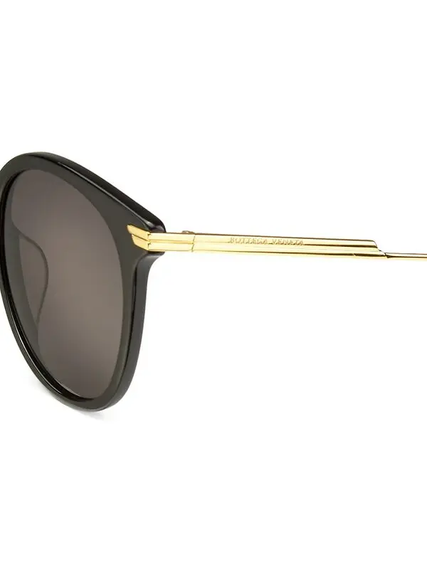 Bottega Veneta Combi 54mm Round Sunglasses