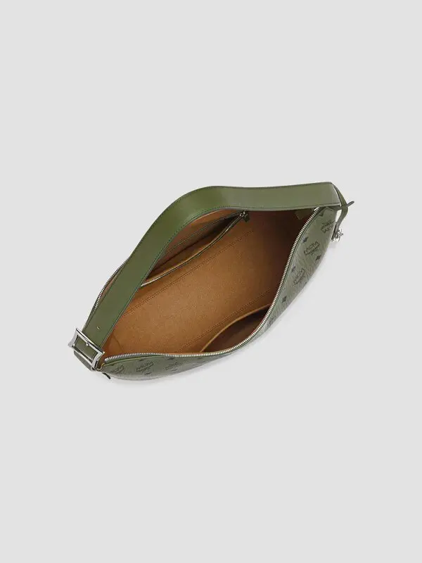 Mcm Aren Visetos Monogram Hobo Bag