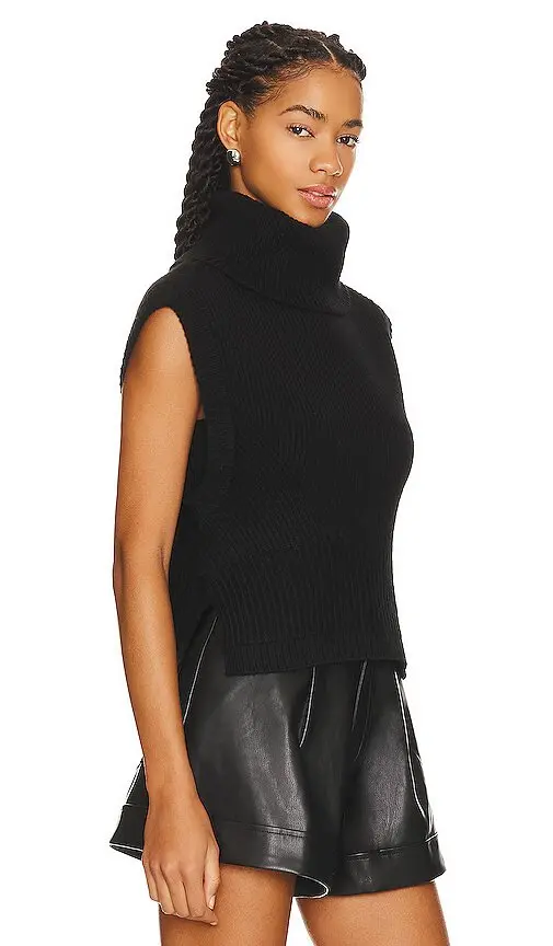 Simkhai Maple Sweater Top - Black