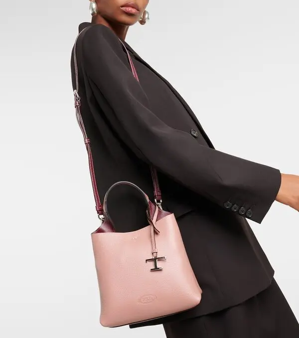 TOD'S Apa Mini Leather Tote Bag