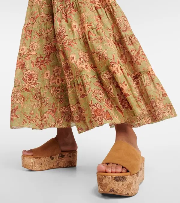See By Chloé Liana 70 Suede Platform Mules
