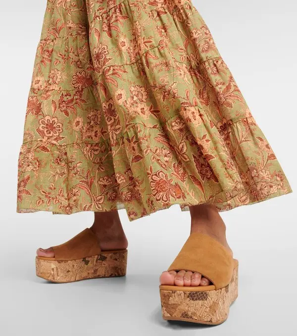 See By Chloé Liana 70 Suede Platform Mules
