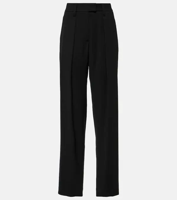 Brunello Cucinelli High-rise Gabardine Wide-leg Pants