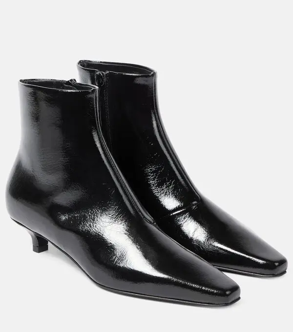TOTEME The Slim Leather Ankle Boots