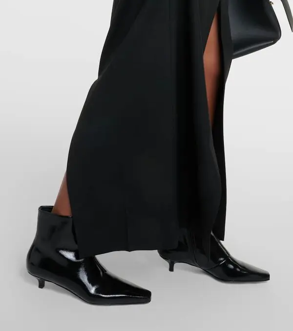 TOTEME The Slim Leather Ankle Boots