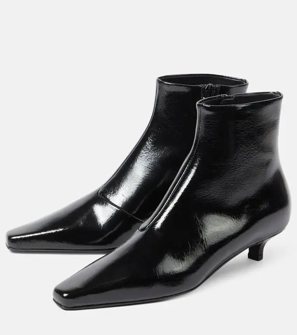 TOTEME The Slim Leather Ankle Boots