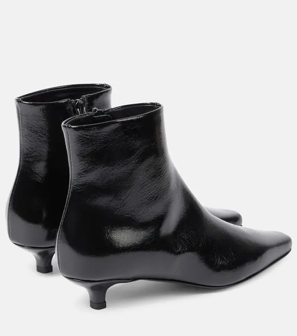 TOTEME The Slim Leather Ankle Boots