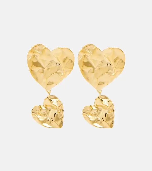 Oscar De La Renta Stacked Earrings - Gold