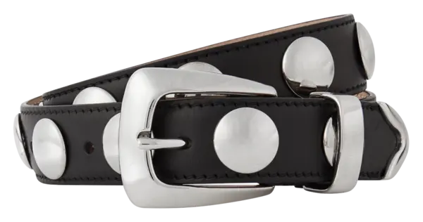 Khaite - KHAITE The Benny Studded Leather Belt
