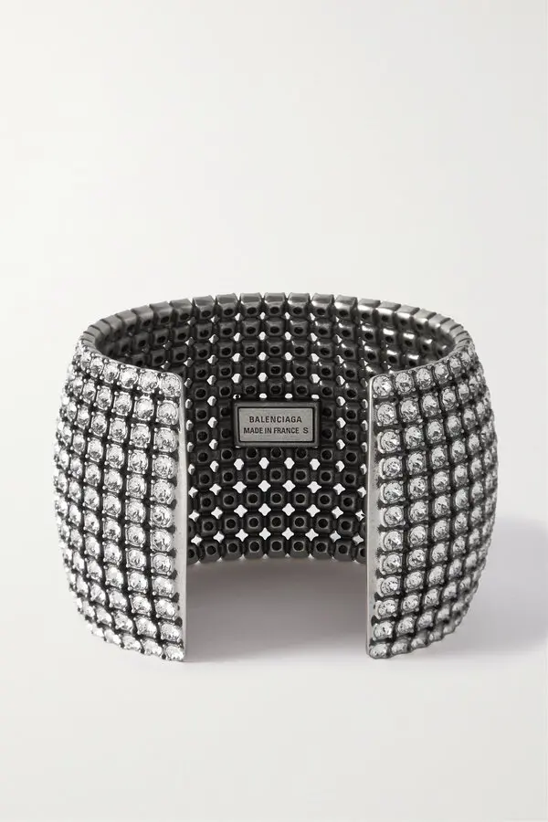 Balenciaga Tone Crystal Cuff