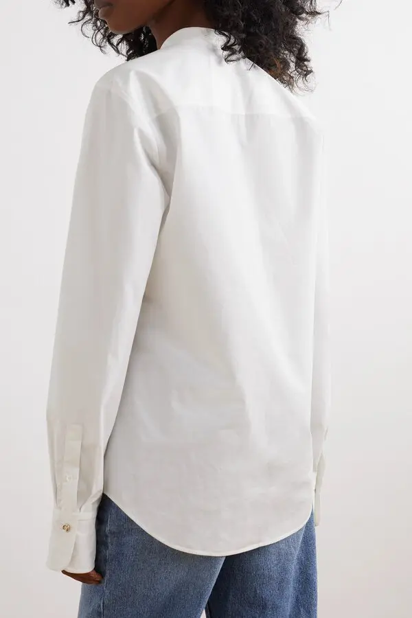 Chloé Net Sustain Organic Cotton-poplin Blouse