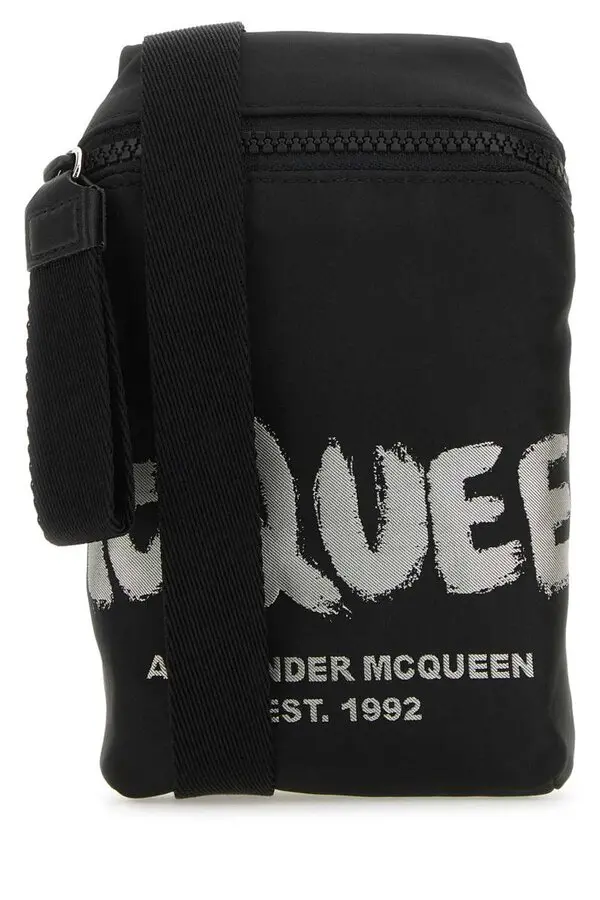Alexander McQueen Ns Phone Holder - Black