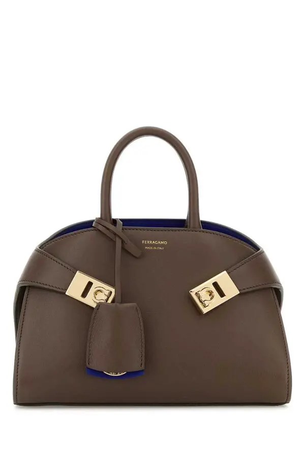 FERRAGAMO Mini Hug Handbag - Brown