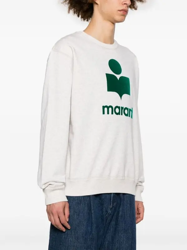 Isabel Marant Étoile Mikoy Flocked-logo Sweatshirt