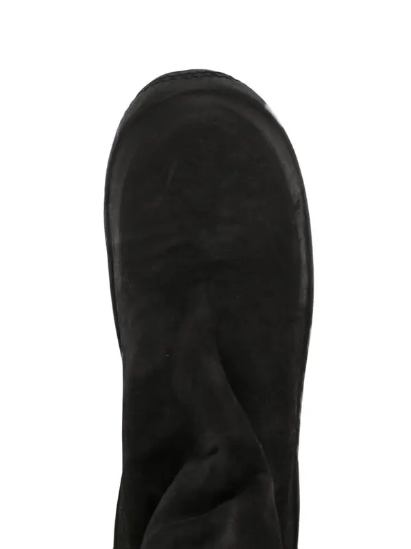 Yohji Yamamoto Round-toe Leather Boots