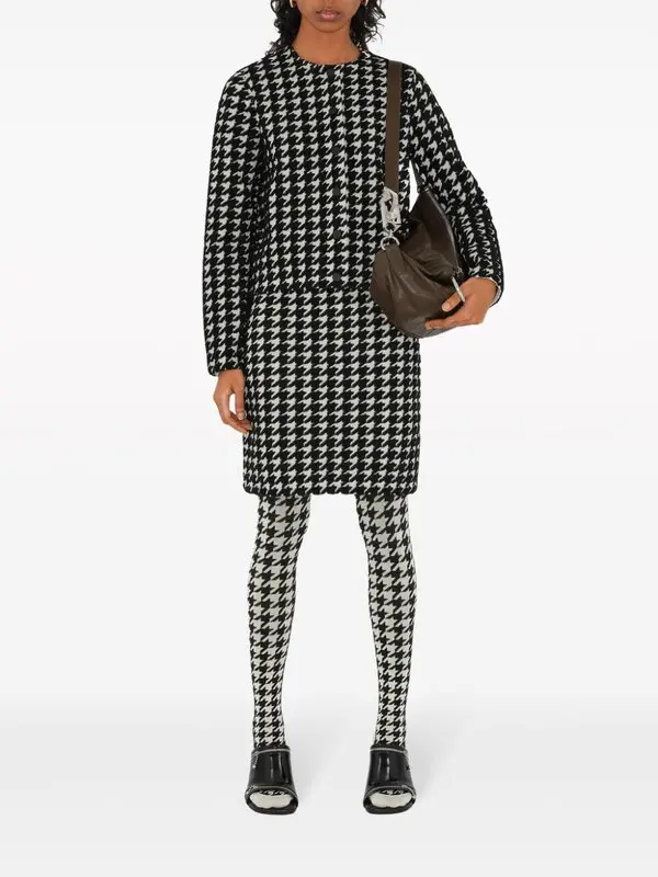 Burberry Houndstooth Mini Skirt