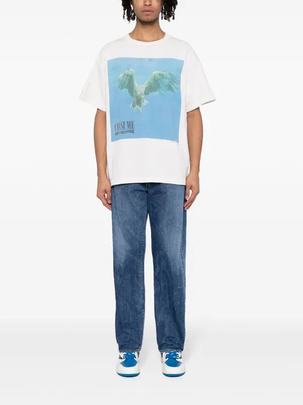 SAINT MXXXXXX Consume Graphic-print Cotton T-shirt