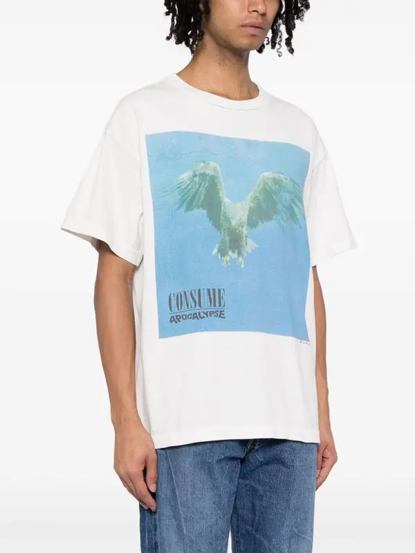 SAINT MXXXXXX Consume Graphic-print Cotton T-shirt