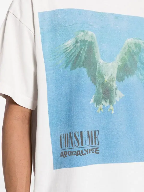 SAINT MXXXXXX Consume Graphic-print Cotton T-shirt