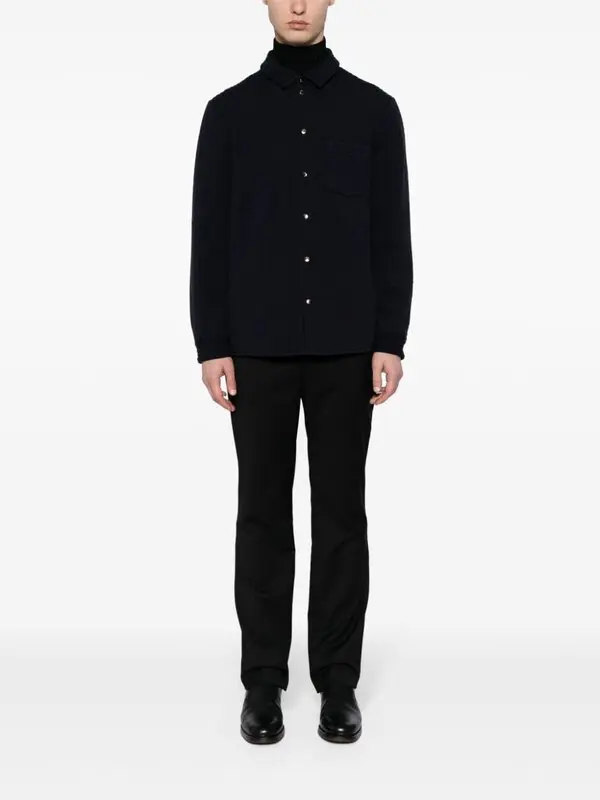 Giorgio Armani Quilted Press-stud Shirt