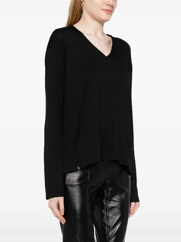 Rag & Bone Hudson Fine-knit Sweatshirt - Black
