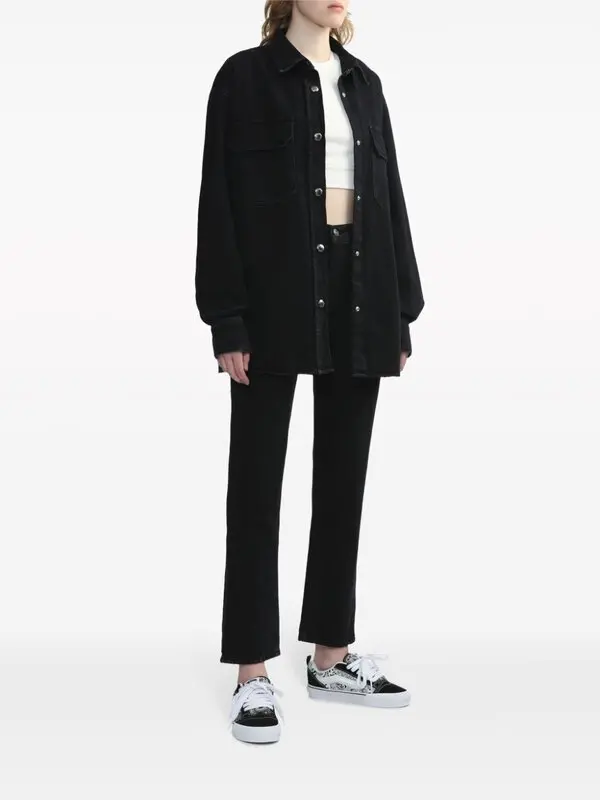 AGOLDE 90's Pinch Waist Straight-leg Jeans - Black