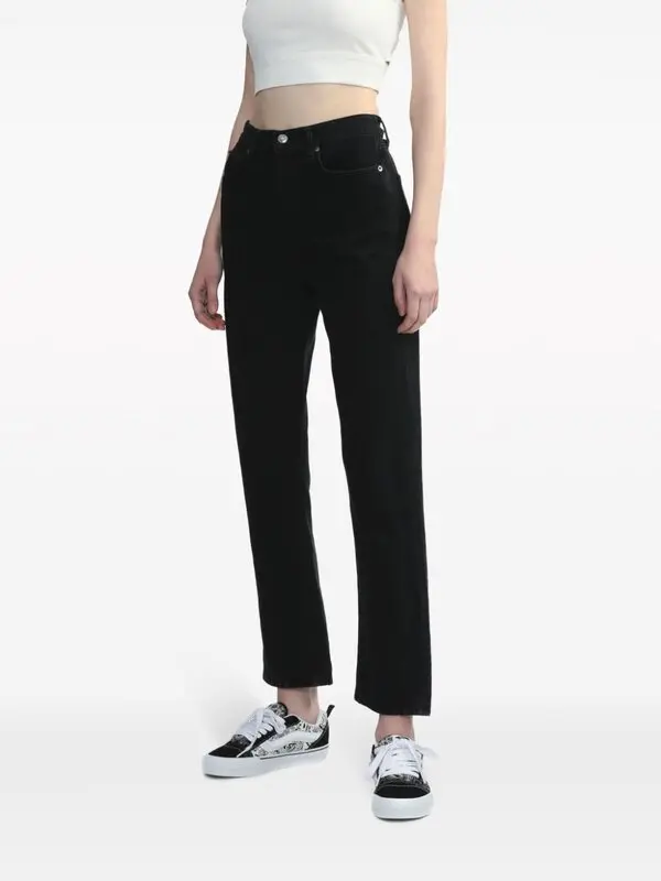 AGOLDE 90's Pinch Waist Straight-leg Jeans - Black