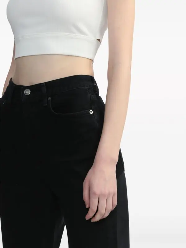 AGOLDE 90's Pinch Waist Straight-leg Jeans - Black