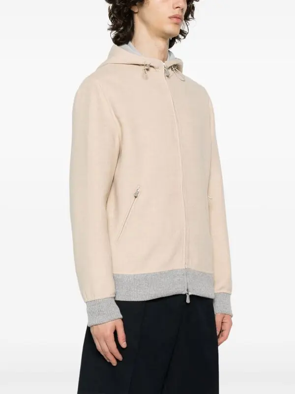 Eleventy Wool Hooded Jacket