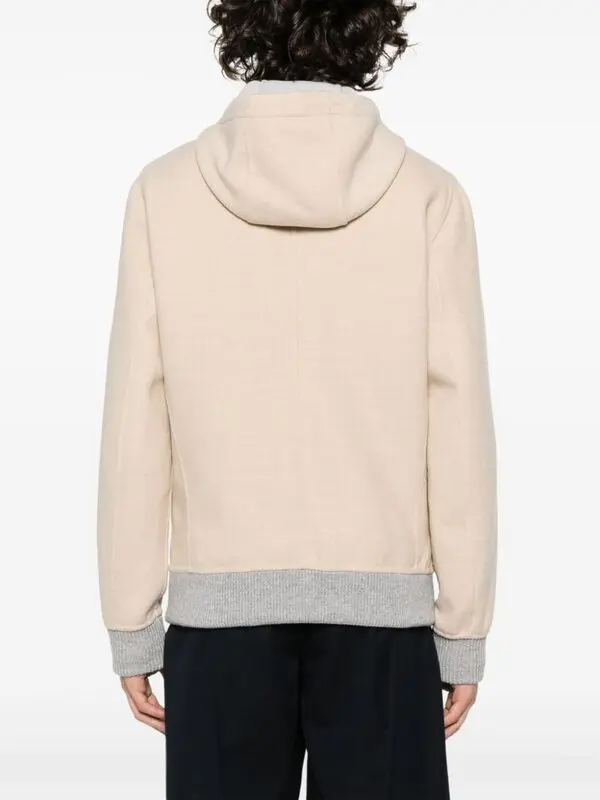 Eleventy Wool Hooded Jacket