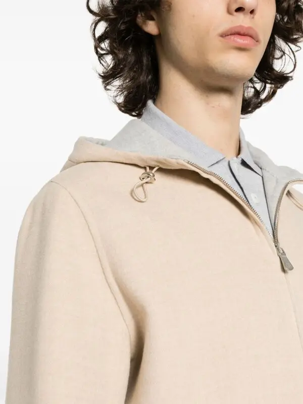 Eleventy Wool Hooded Jacket