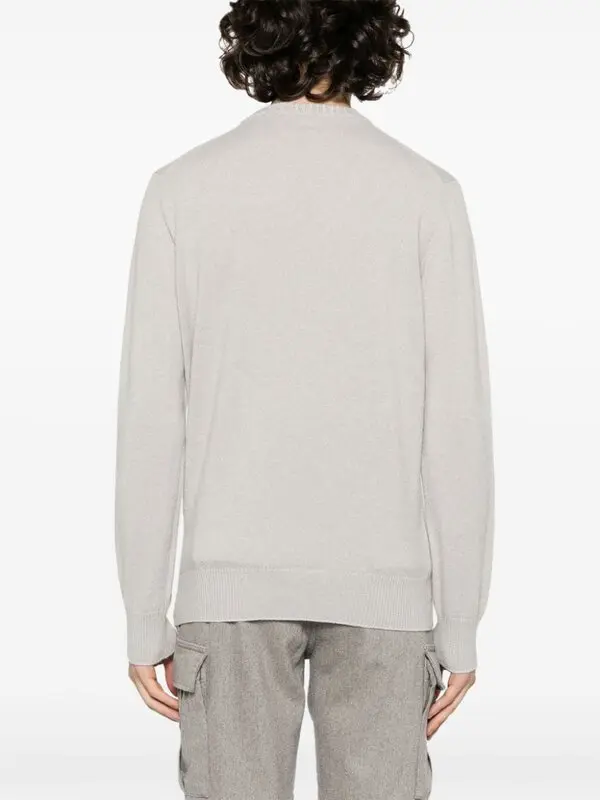 Eleventy Crew Neck Jumper - Green
