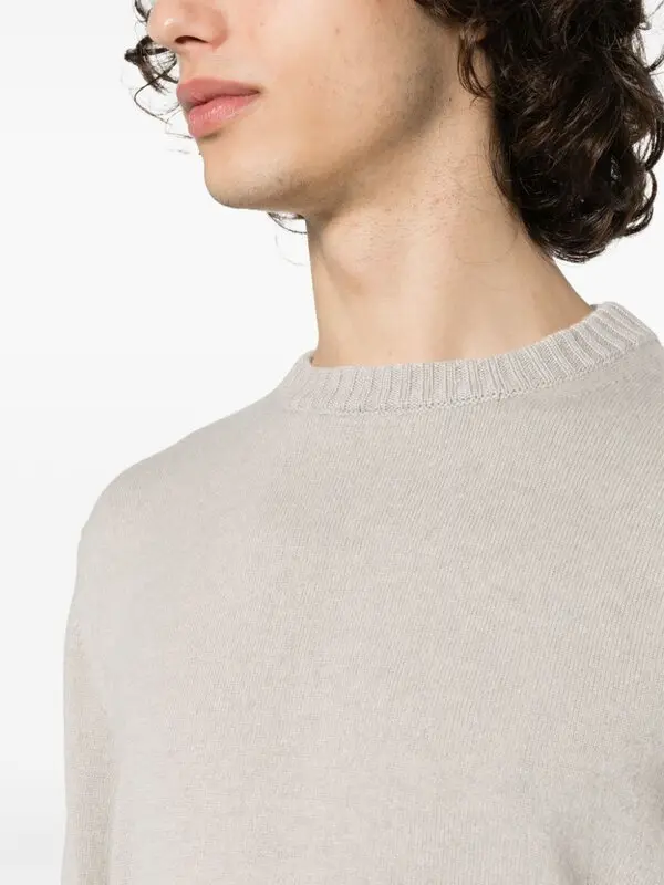 Eleventy Crew Neck Jumper - Green