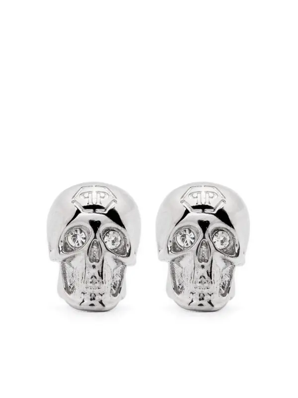 Philipp Plein Stud Earrings - Silver