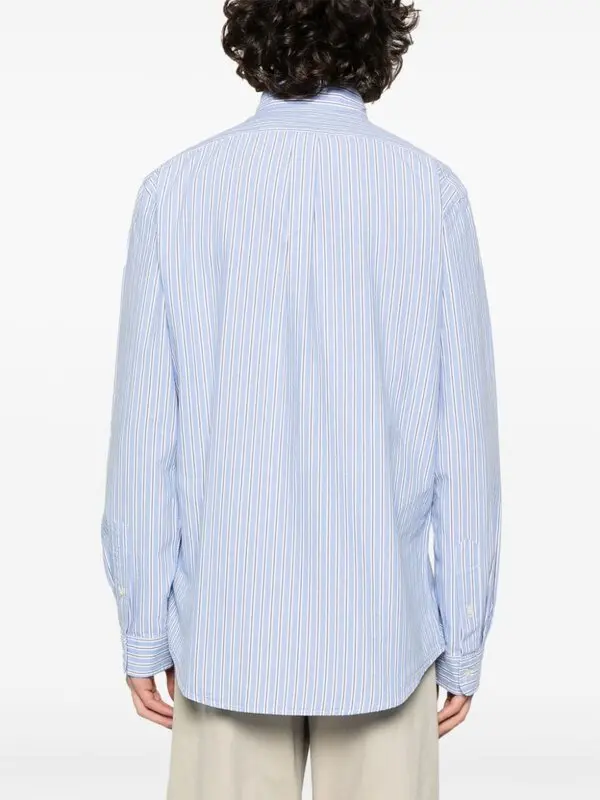 Polo Ralph Lauren Striped Cotton Shirt - Blue