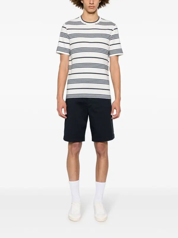 Brunello Cucinelli Twill Bermuda Shorts - Blue