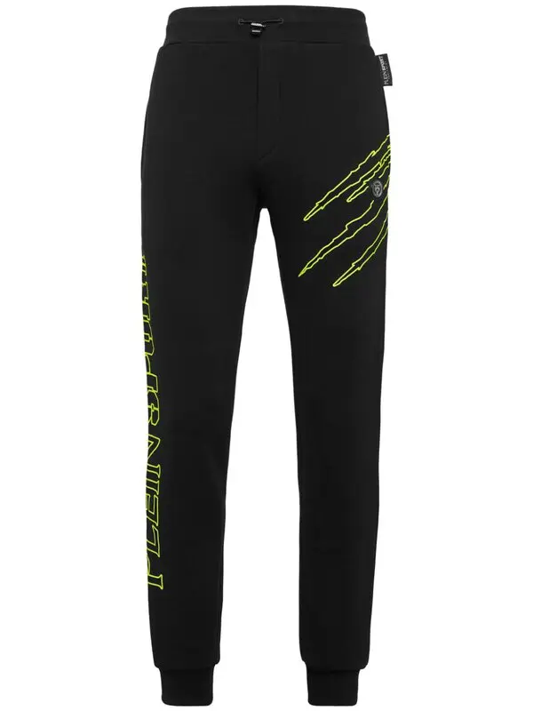PLEIN SPORT Logo-print Drawstring-waistband Track Pants