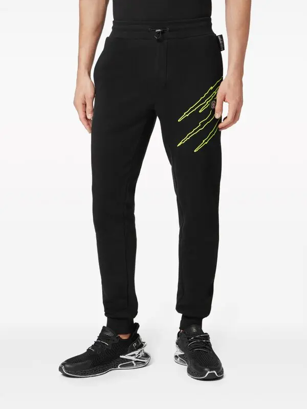 PLEIN SPORT Logo-print Drawstring-waistband Track Pants