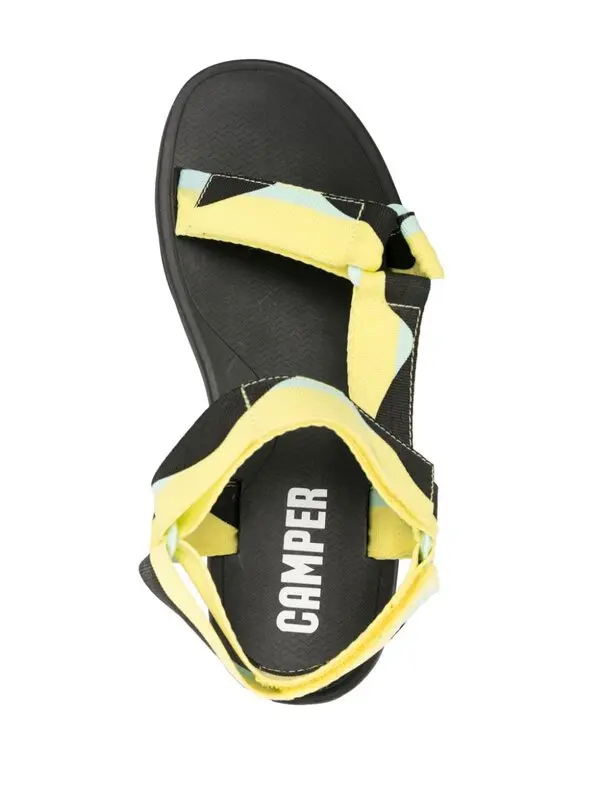 Camper Graphic-print Touch-strap Sandals