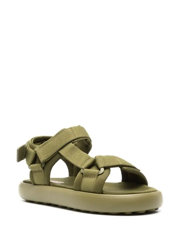 Camper Pelotas Flota Touch-straps Sandals - Green