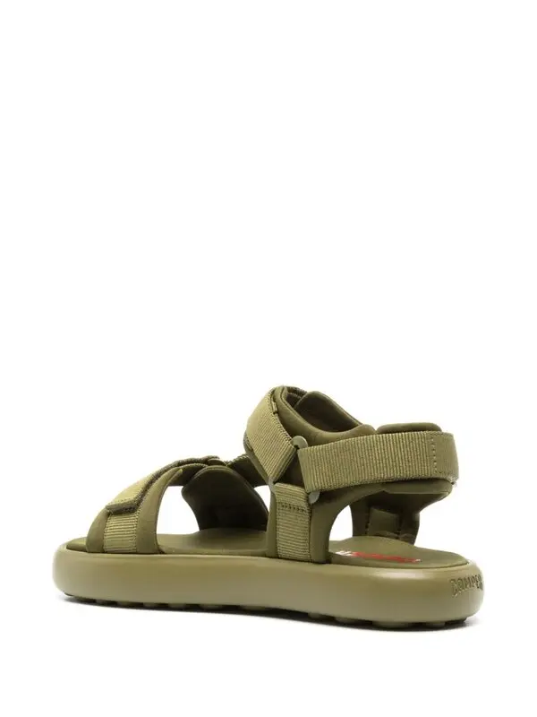 Camper Pelotas Flota Touch-straps Sandals - Green