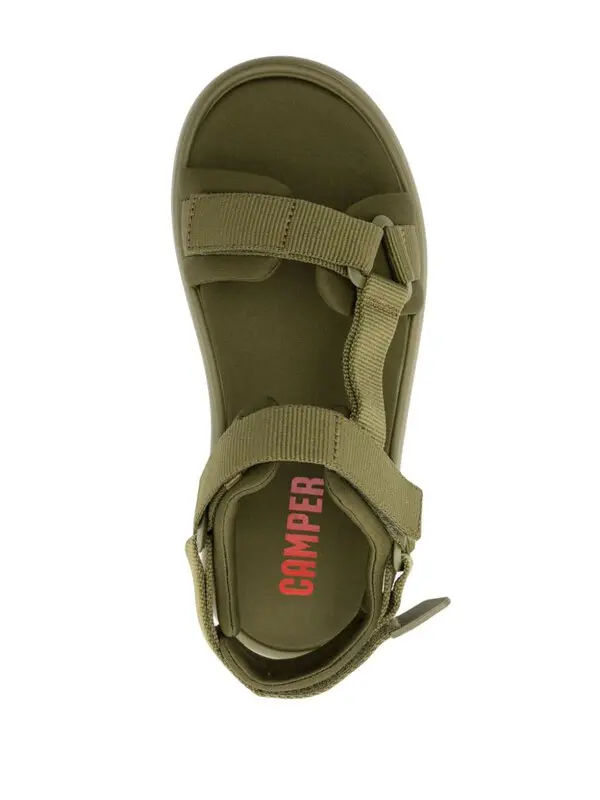 Camper Pelotas Flota Touch-straps Sandals - Green
