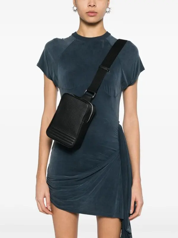 DELAGE Canvas Crossbody Bag - Black