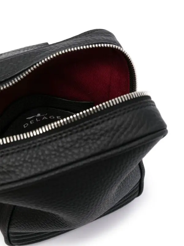 DELAGE Canvas Crossbody Bag - Black