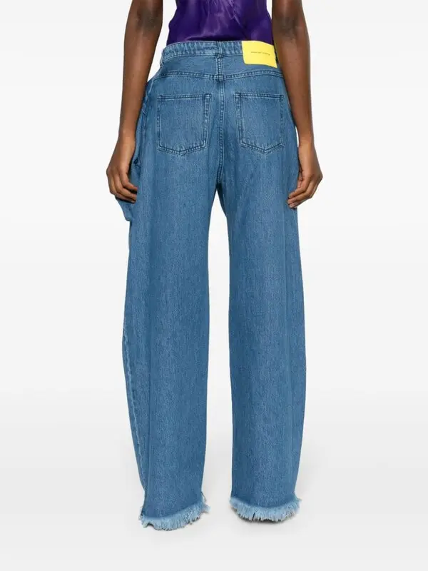 MARQUES' ALMEIDA Belted Boyfriend Jeans